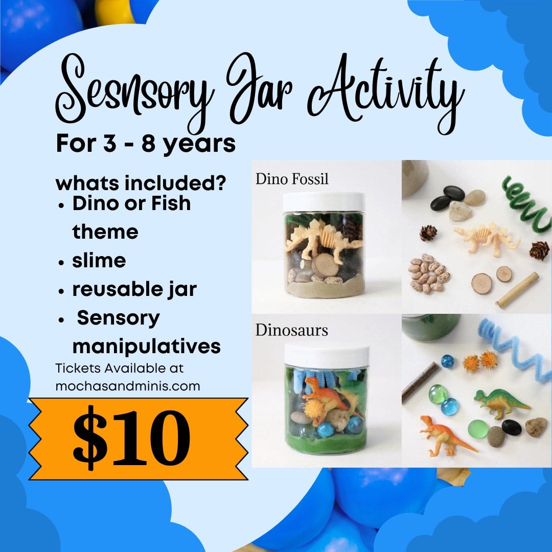 DIY Sensor Jar Activity - AGES 3+ | Mochas & Minis